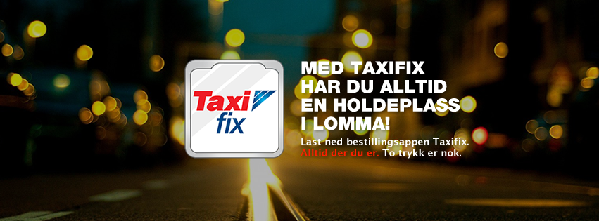 Taxifix bestillings app - Vestfold Taxi